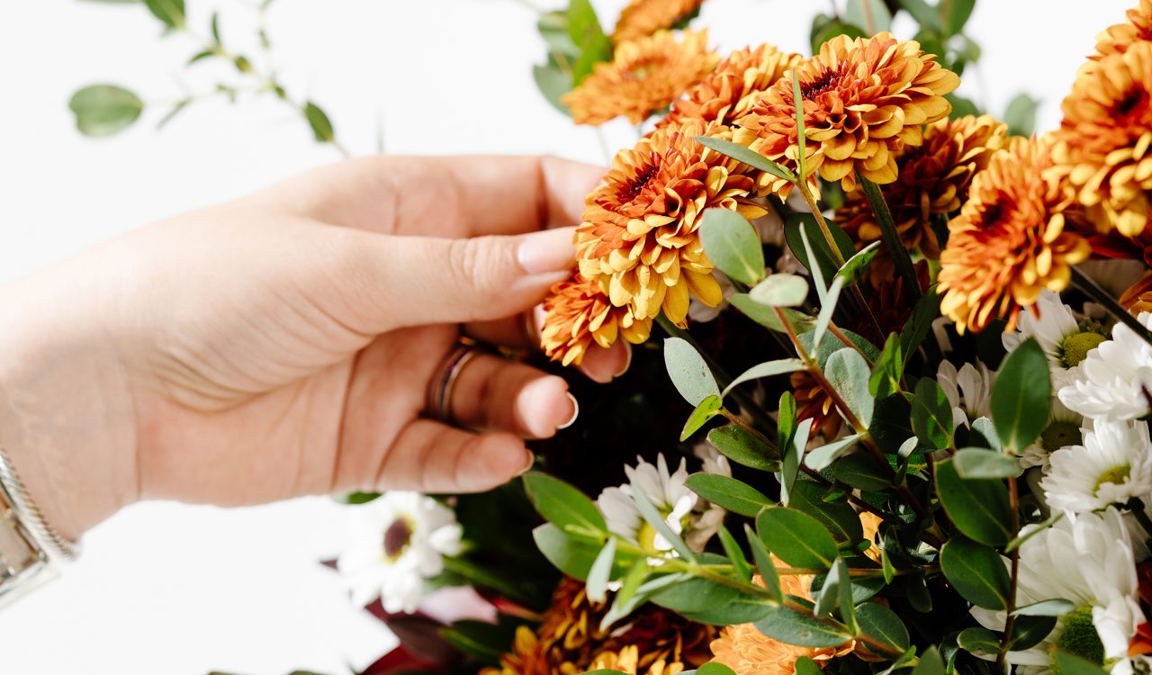 All About Fall Poms | Sunshine Bouquet